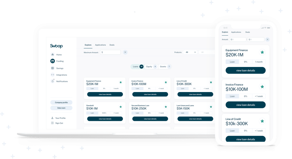 Swoop Funding Australia | Business funding & savings