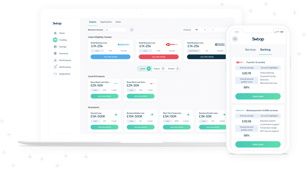 Swoop Funding - business funding and savings